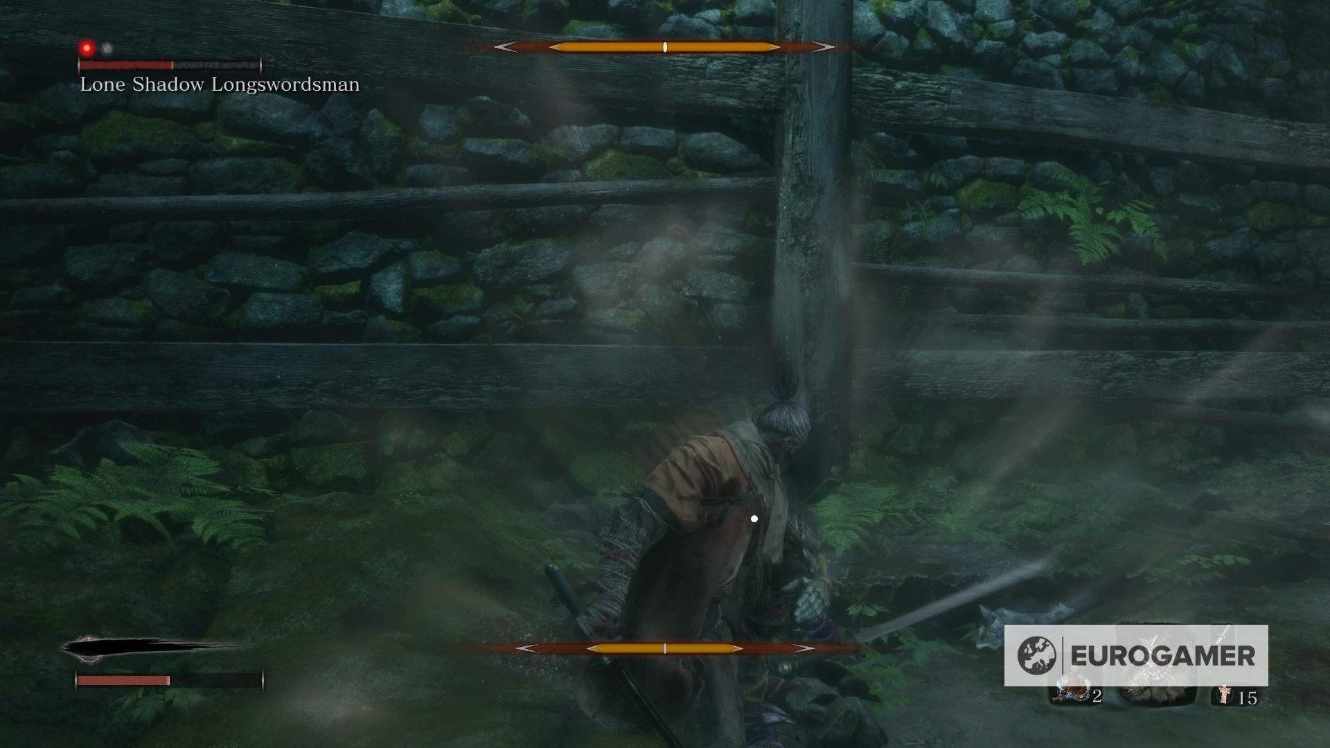 Sekiro Lone Shadow Longswordsman fight - how to beat and kill the Lone Shadow Longswordsman ...